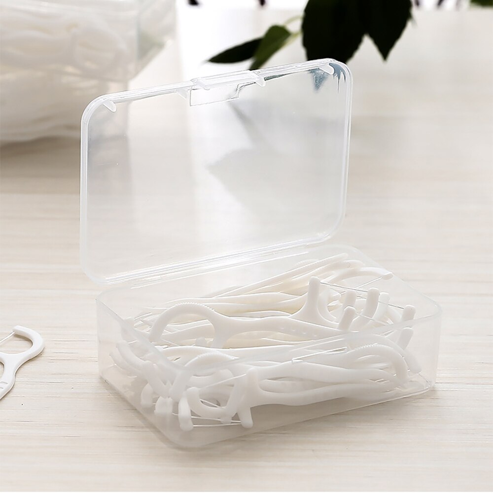 50Pcs Disposable Dental Floss Dental Cleaning Toot... – Grandado