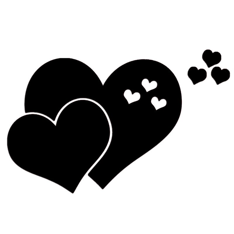 3D Mirror Heart Shape Wall Sticker Removable DIY H... – Grandado