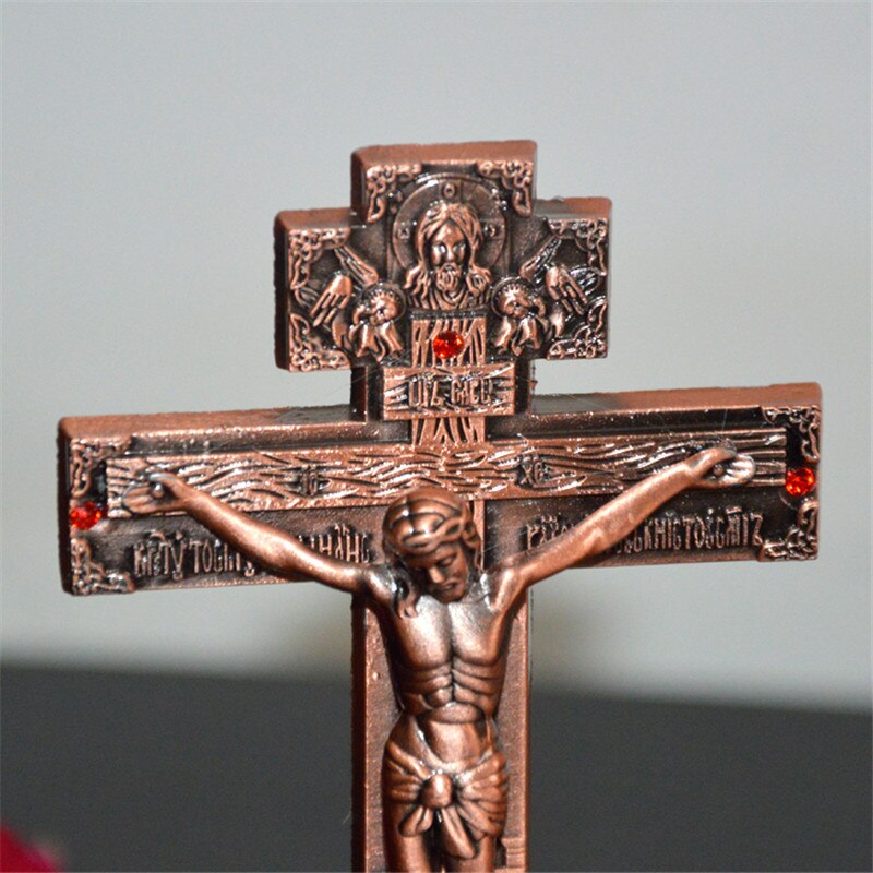 Jesus Christ Cross Retro crucifix catholic orthodo... – Vicedeal