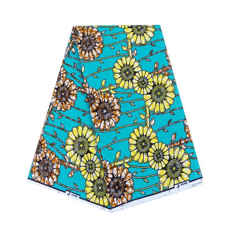 Mooie Bloem Patroon 100% Katoen Afrikaanse Ankara ... – Grandado