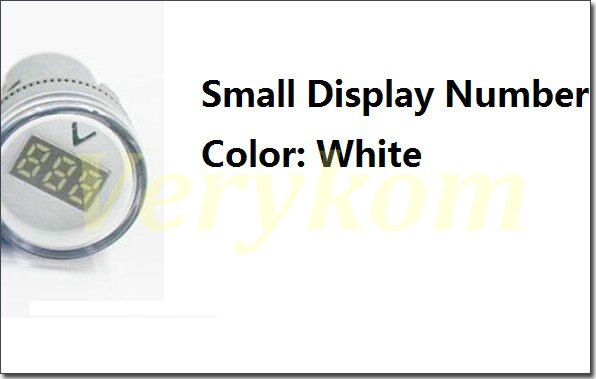 Mini Voltage Meter LED Digital Display AC 20-500V ... – Grandado