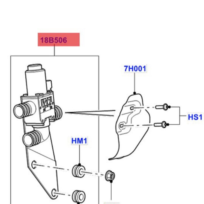 LR016848 Diesel Heater Regelklep voor Range Rover ... – Vicedeal