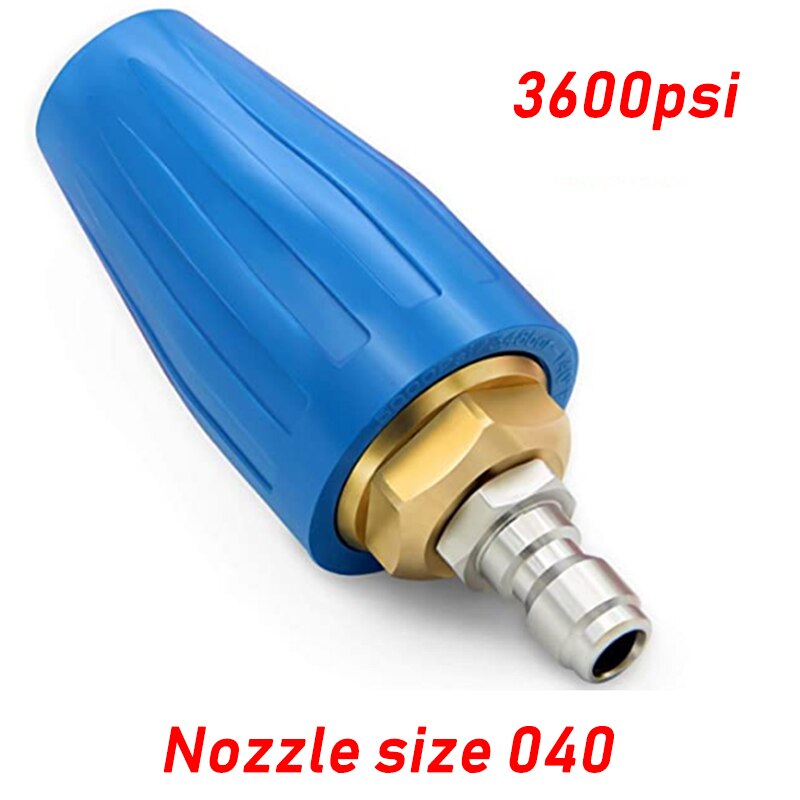 4.0 GPM 3600PSI Turbo Rotating Spray Nozzle 360 de... – Grandado