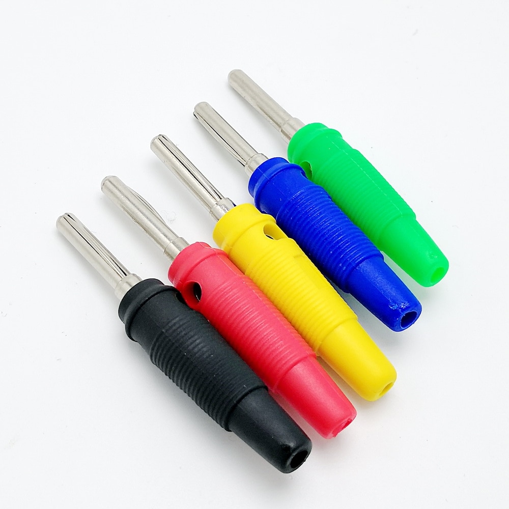 5 colour Copper nickel plating 4mm banana plug wel... – Vicedeal