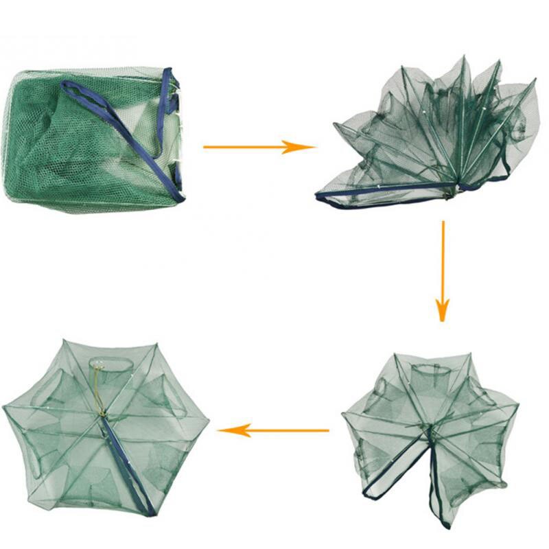 Folded 6 Hole Fishing Shrimp Automatic Trap Fishin... – Grandado