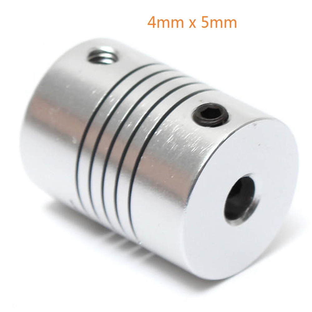 JUSTINLAU 4mm x 5mm Aluminum Flexible Shaft Coupli... – Vicedeal