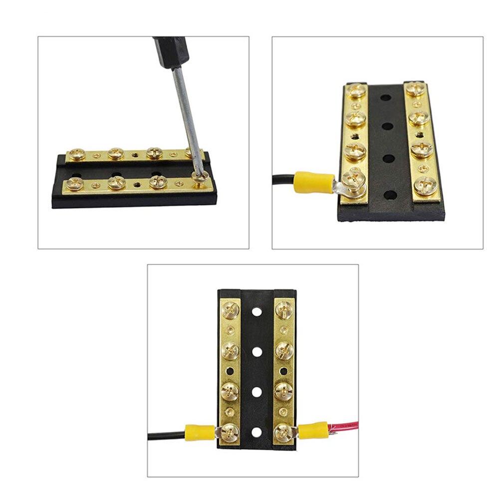 Iztoss DC 32V 60A Dual Brass Bus Bar with 8-32 Scr... – Grandado