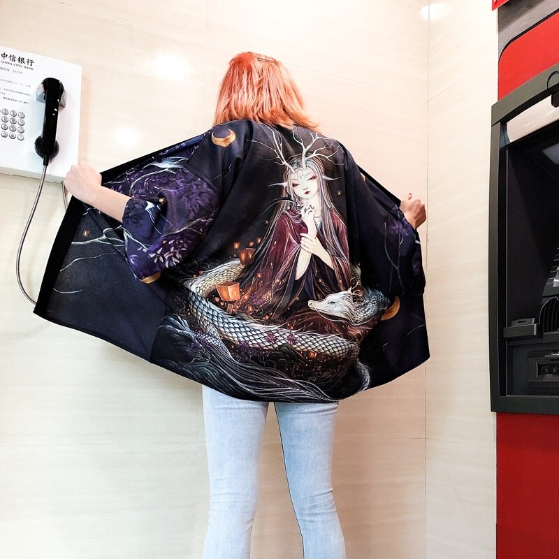 Women Kimono Cardigan Yukata Female Japanese Stree... – Grandado