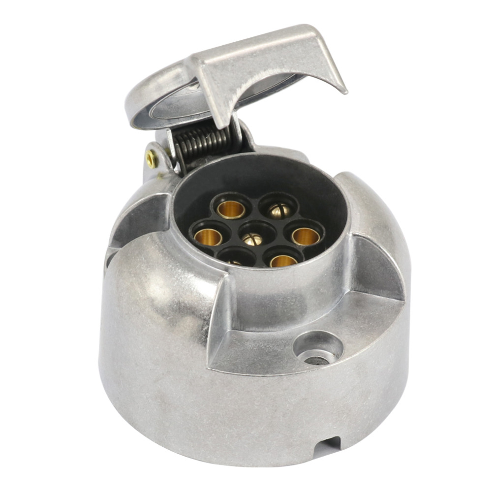 Tirol 7-Pin Trailer Socket Heavy-Duty 7-Pole Round... – Vicedeal