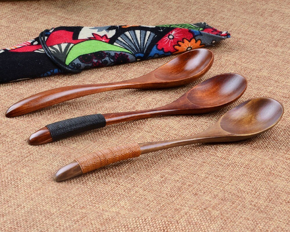 Lote de cuchara de madera, utensilio de cocina de ... – Grandado
