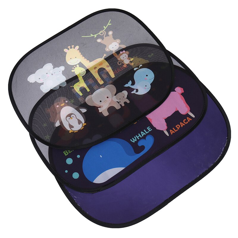 2Pcs Car Sun Shade Zoo Animal Window Shade Car Win... – Grandado