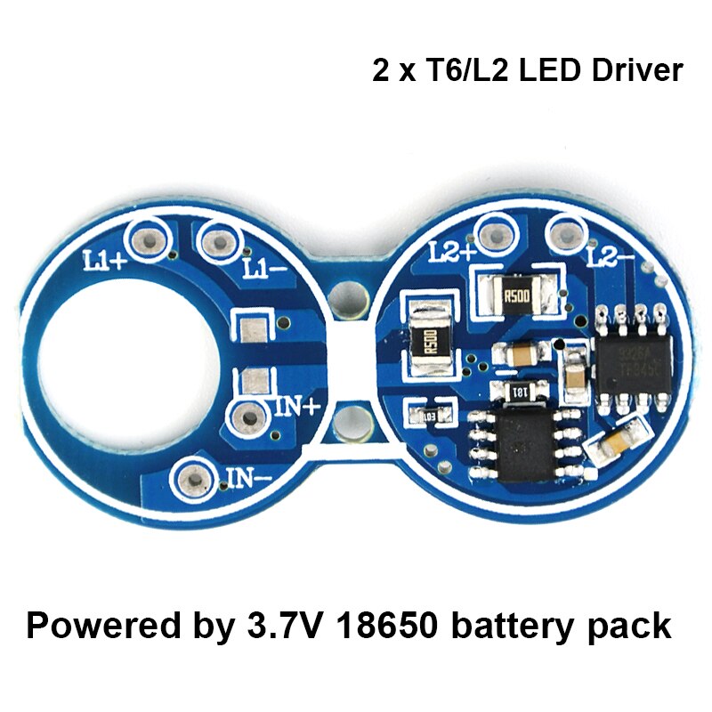 T6 / L2 Led Bike Light Fiets Lamp Driver 3.7V 7.4V... – Grandado