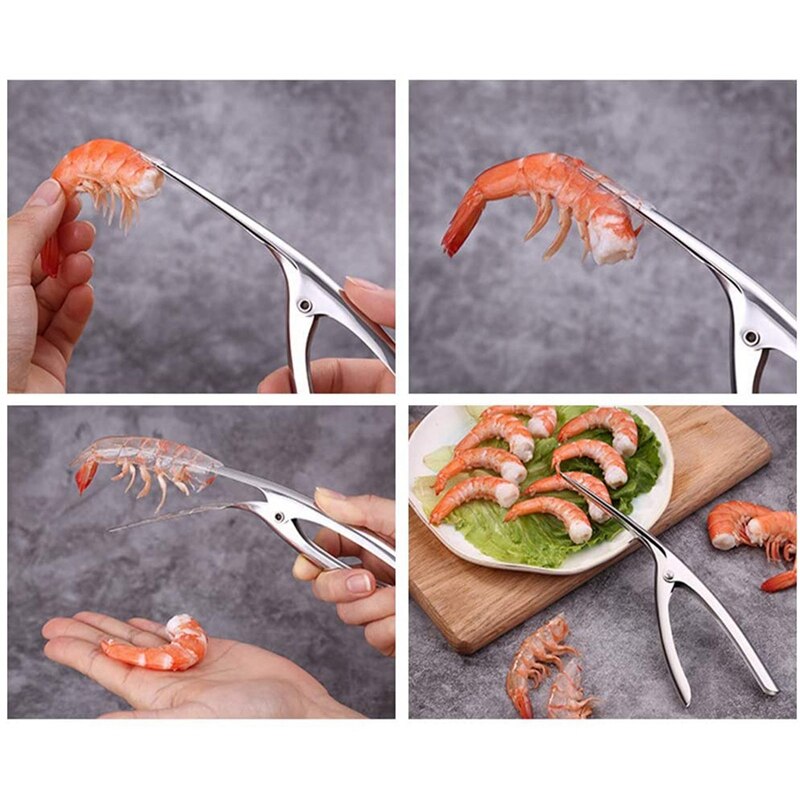 Shrimp Tool and Shrimp Peeler Set, 2 Pack Stainles... – Vicedeal