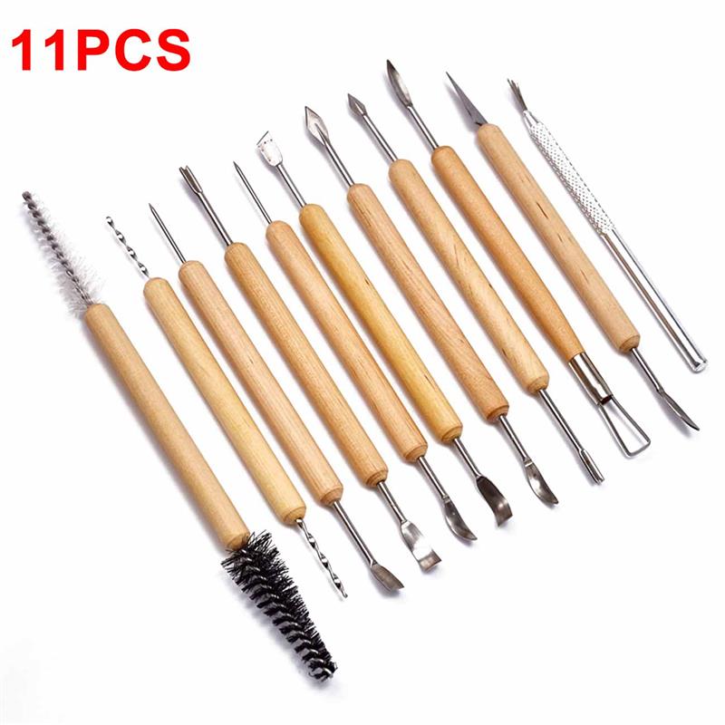 11 Pcs Arts Crafts Clay Sculpting Tools Set Modeli... – Vicedeal