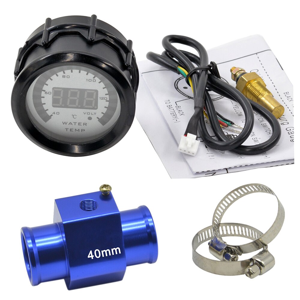 Round Earth 52mm Display Black Shell Auto Water Te... – Vicedeal