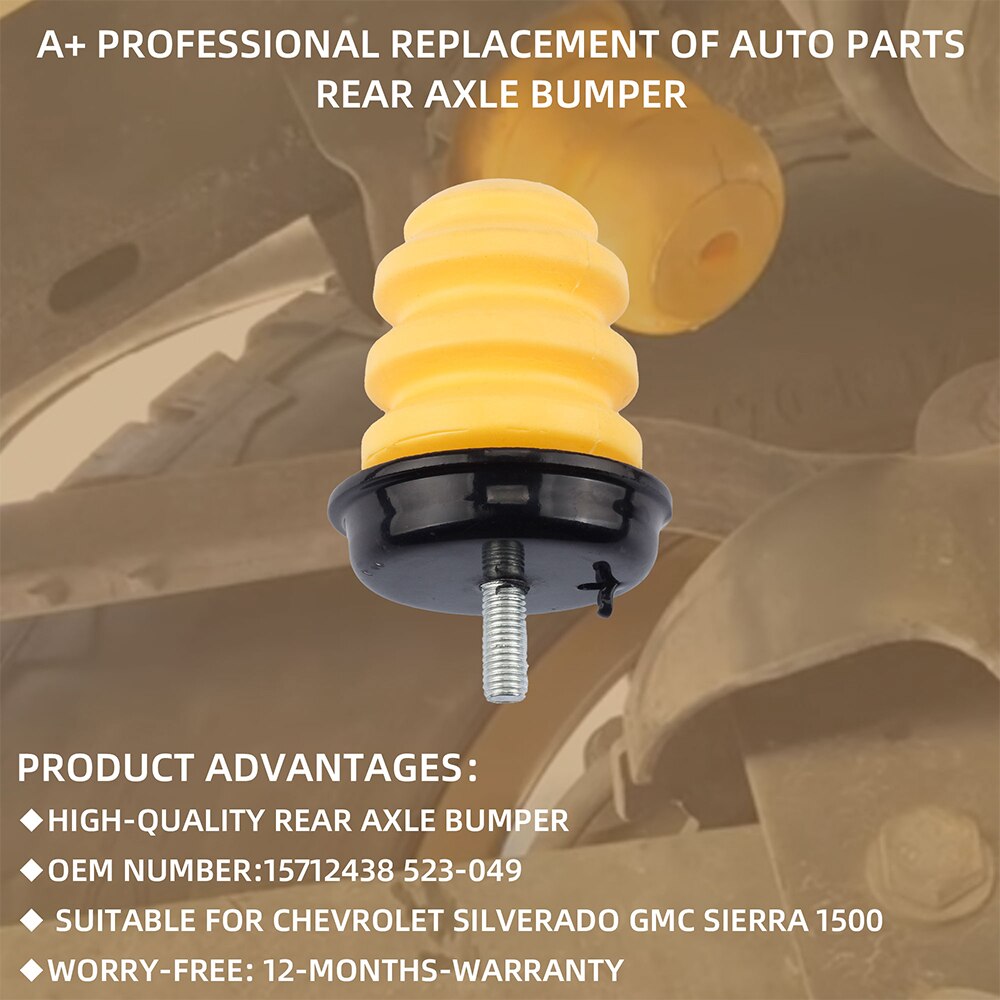 Rear Axle Rubber Bumper for 1999-2007 Silverado Si... – Vicedeal