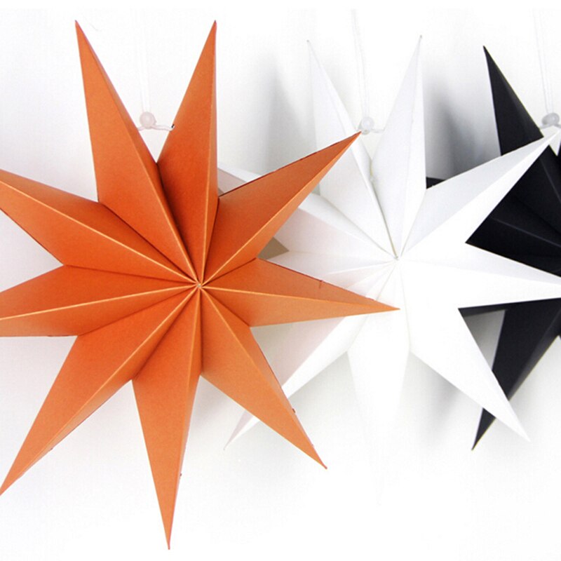 Nine-corner Star Lampshade Hanging Colorful Paper ... – Vicedeal