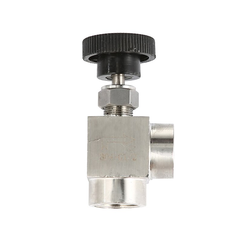Needle Valve 90 degree , Full Port MNPT, SS304. – Grandado