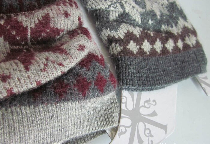 lady's knitting legs warmer ,snow flowers ,wool le... – Vicedeal