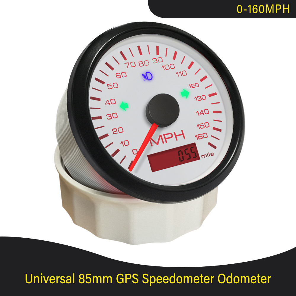 0-160MPH GPS Speedometer with Red/Yellow Backlight... – Vicedeal