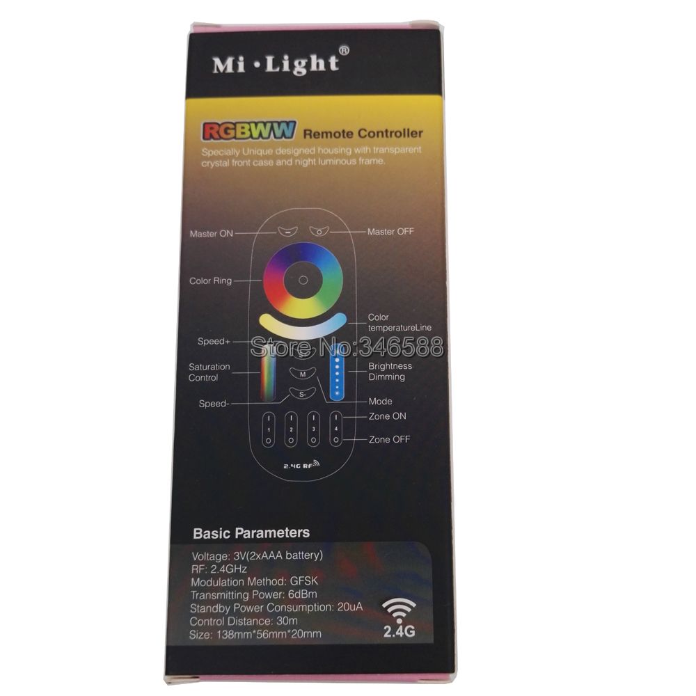 Milight FUT092 FUT092-B 4-Zone Groep Rgb + Cct Afs... – Grandado