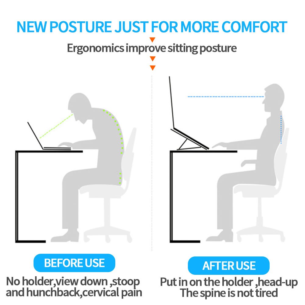 Joyker Verstelbare Opvouwbare Laptop Stand Antisli... – Vicedeal