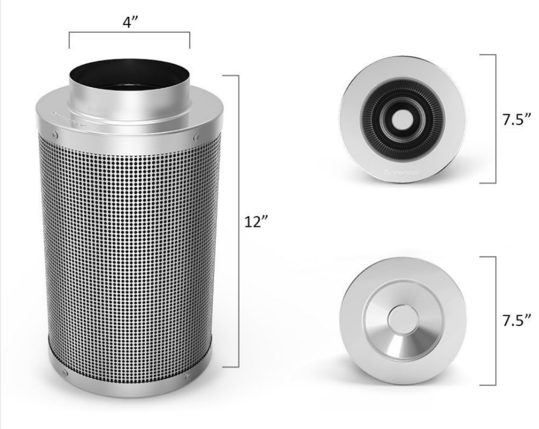 Carbon Filter Hydroponics Activated Carbon Filter ... – Vicedeal