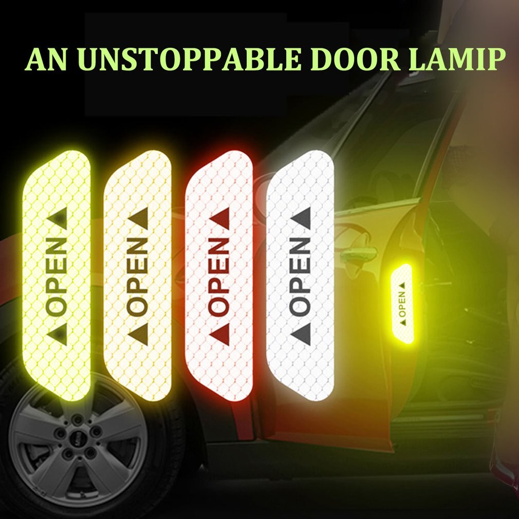 Open The Door Stickers Reflective Stickers Safety ... – Vicedeal