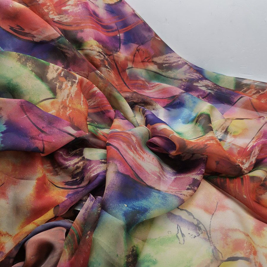 Jurk Dansen Stof Vloeiende 30D Chiffon Kostuum Mat... – Grandado