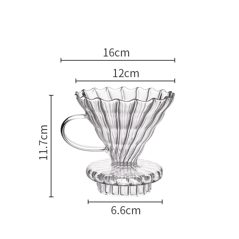 Household V60 Coffee Dripper Paper Set Coffee Filt... – Grandado