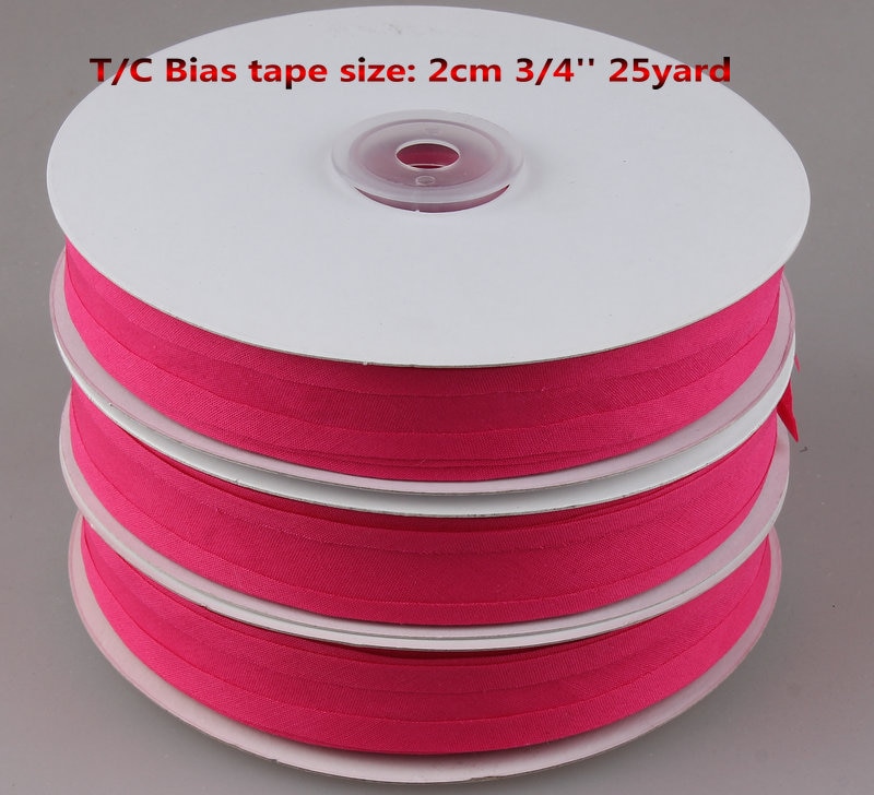 BIAS BINDING TAPE 20MM (3/4INCH) -fuchsia COLOUR – Vicedeal