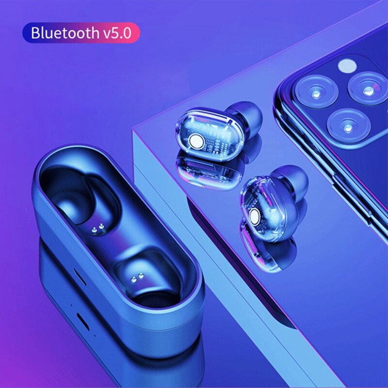 5.0 Bluetooth Wireless Earphone Touch Control Earb... – Grandado