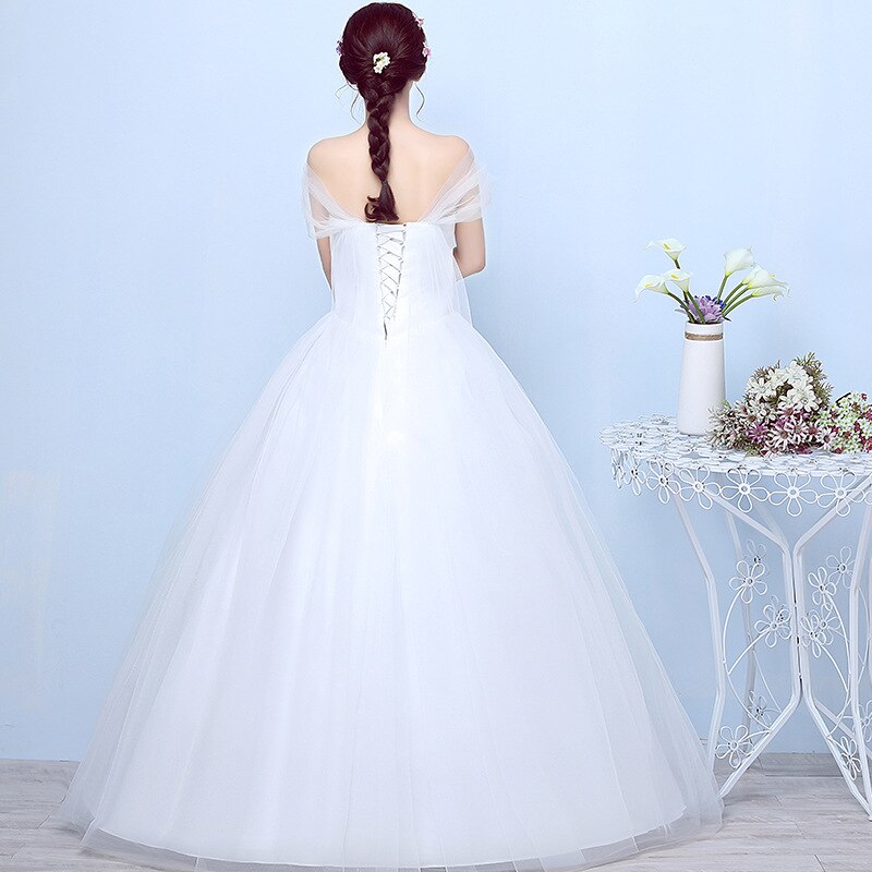 Princess Ivory Wedding Dress Ball Gown Sweetheart ... – Vicedeal