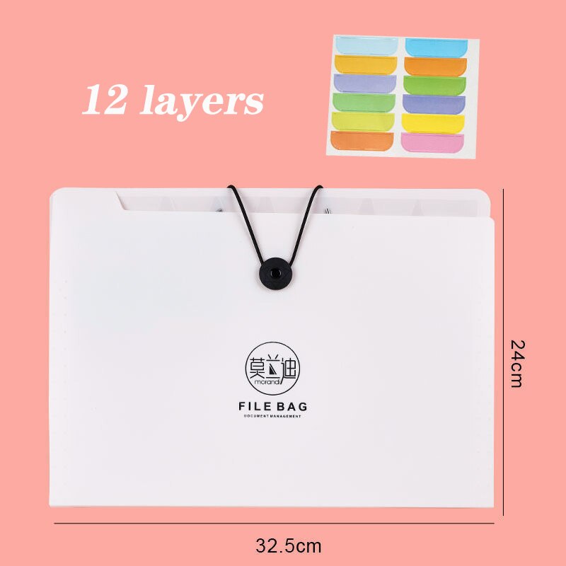 A4 File Bag 12 Layers Data Book Large Capacity Fil... – Vicedeal