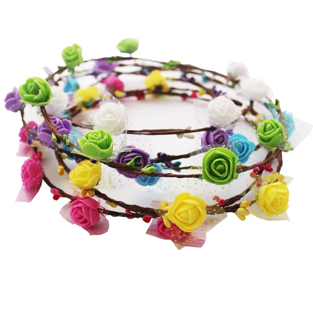 Vrouwen Bloem Hoofdband Meisjes partij garland kin... – Vicedeal