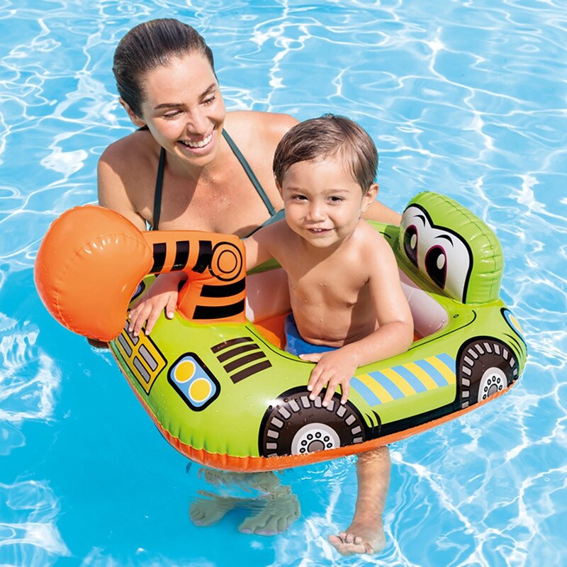 Inflatable Kids Pool Float with Water Firetruck an... – Grandado