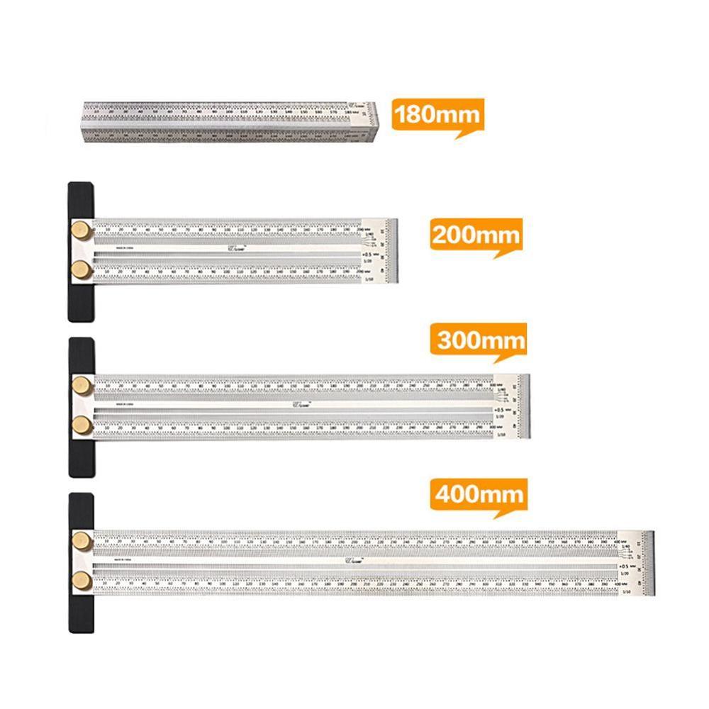 High-precision Scale Ruler T-type Hole Ruler Stain... – Grandado