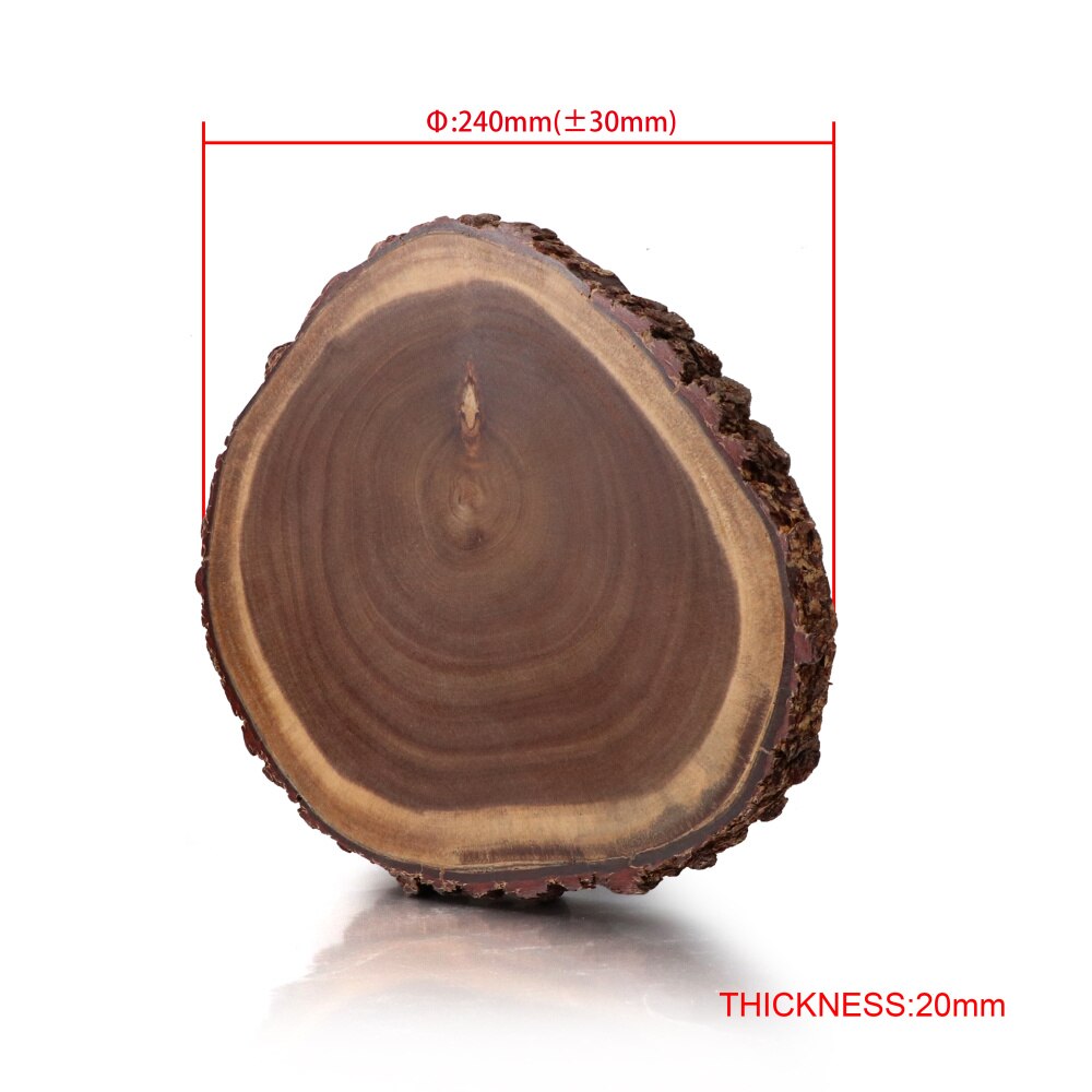 Acacia Cutting Board with Live Edge Bark Natural T... – Vicedeal