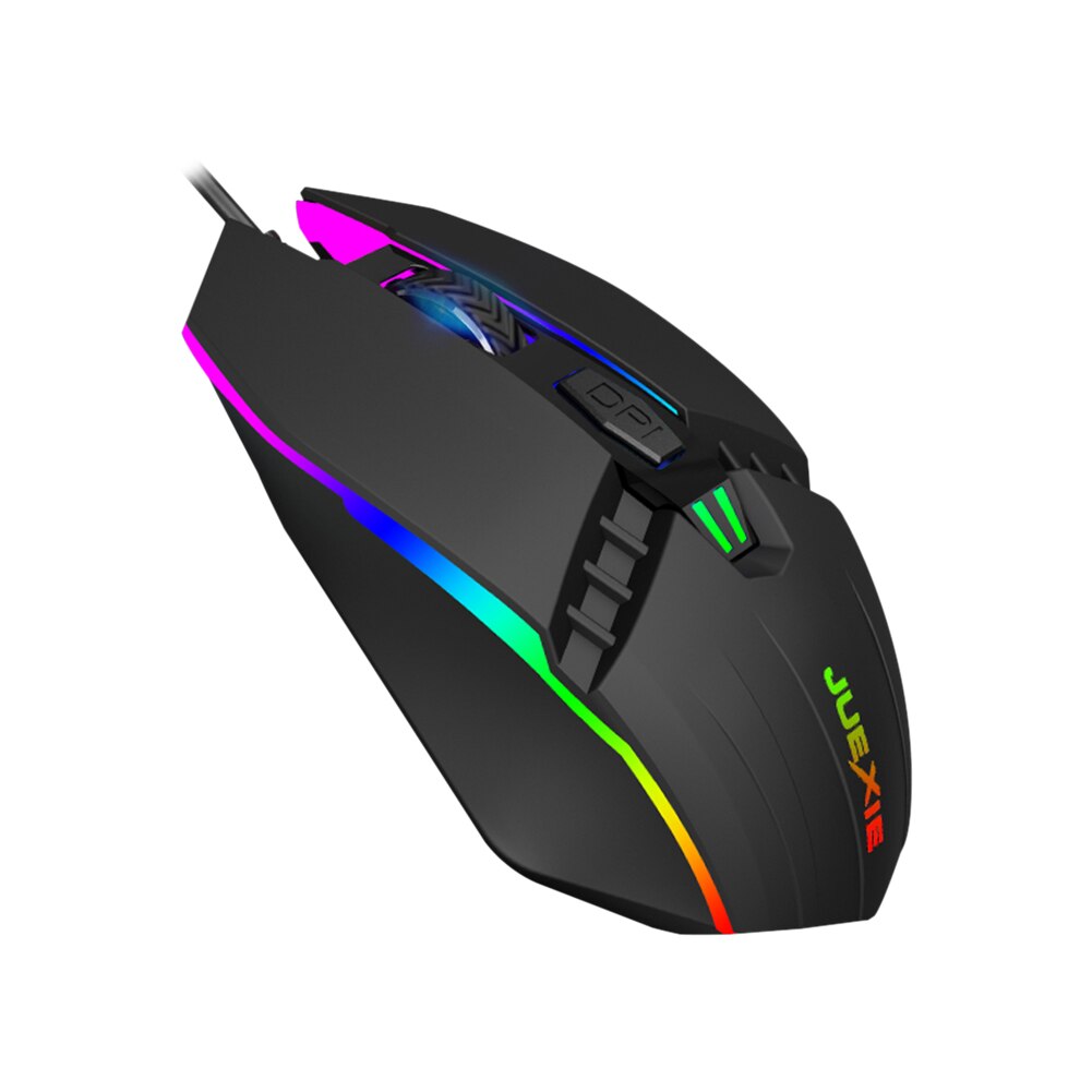 USB Wired Gaming Mouse RGB 7-Color Breathing Backl... – Grandado