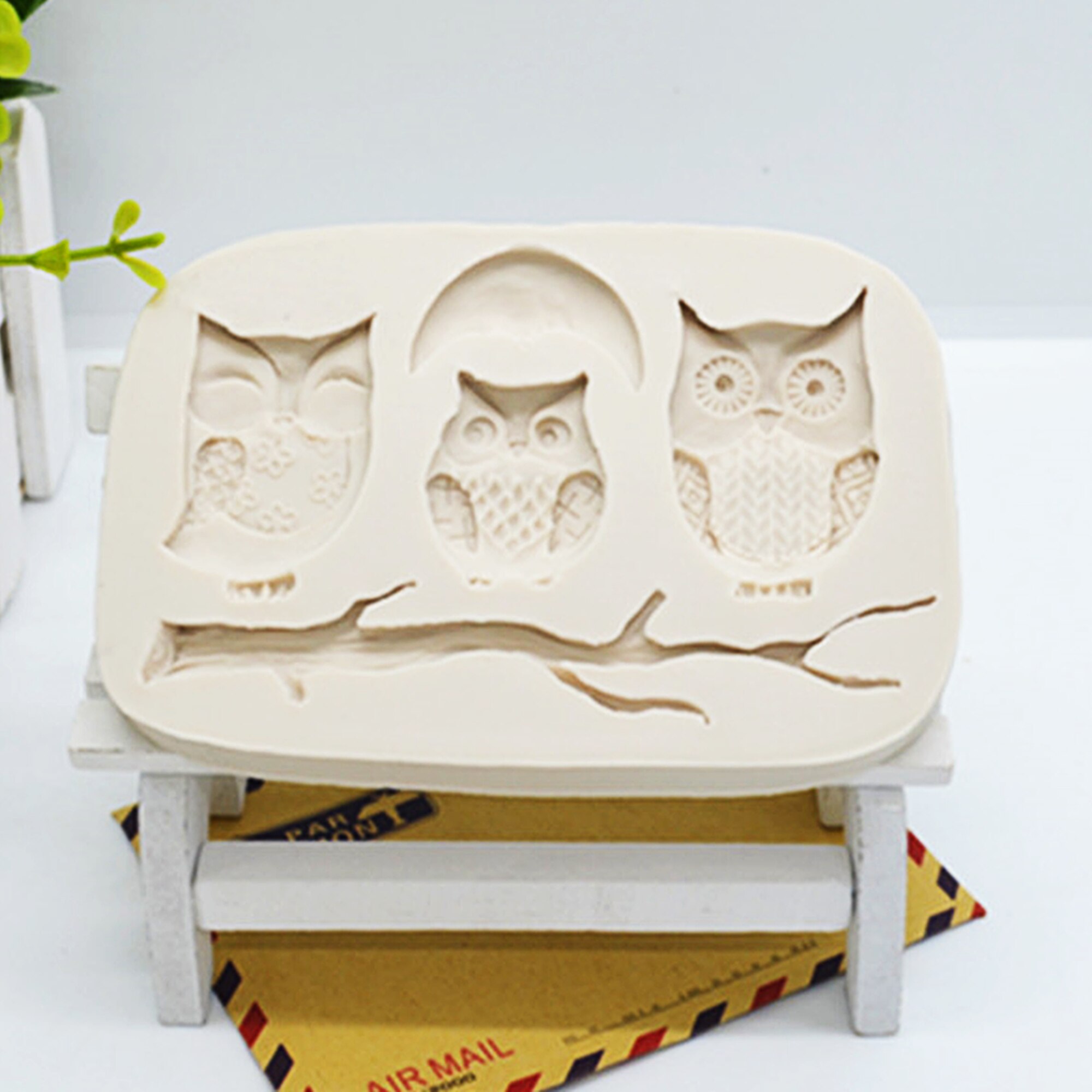 Ugle grener form blondere silikon harpiks form gjø... – Grandado