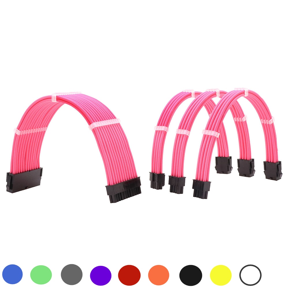 Computer Psu Atx 24Pin Verlengkabel 18AWG Gpu 8pin... – Vicedeal