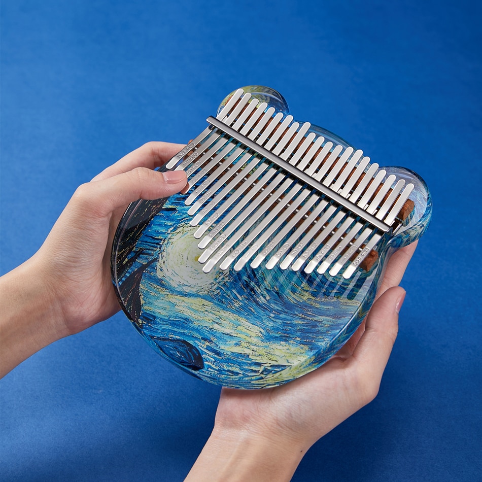 17 21 Keys Kalimba Crystal Mbira Dream Starry Sky ... – Grandado