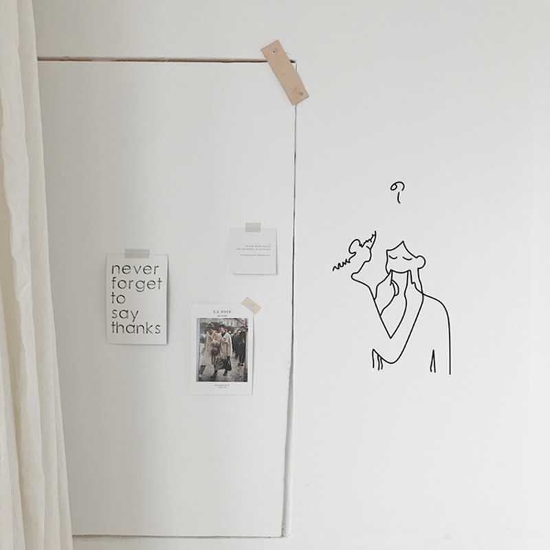 Ins Popular Korean Style Wall Stickers Home Decora... – Vicedeal
