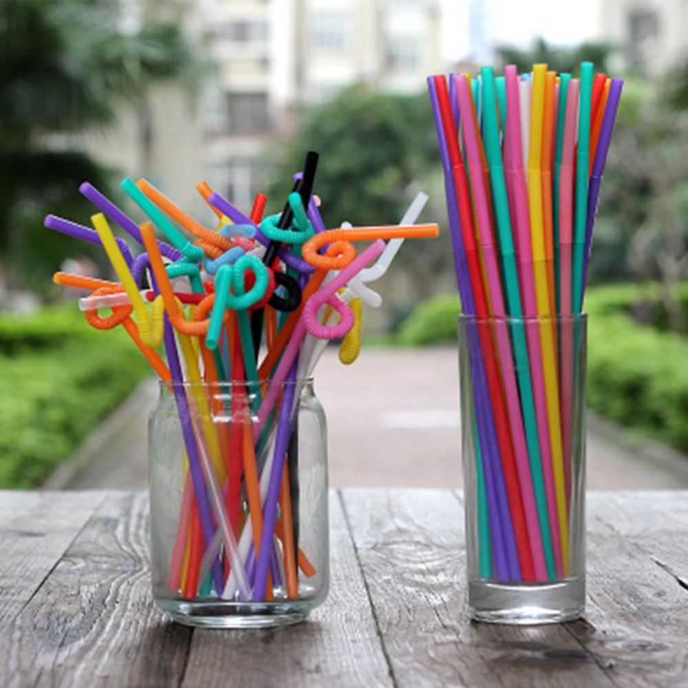 Colorful trend can bend fancy straw elbow tea shop... – Vicedeal