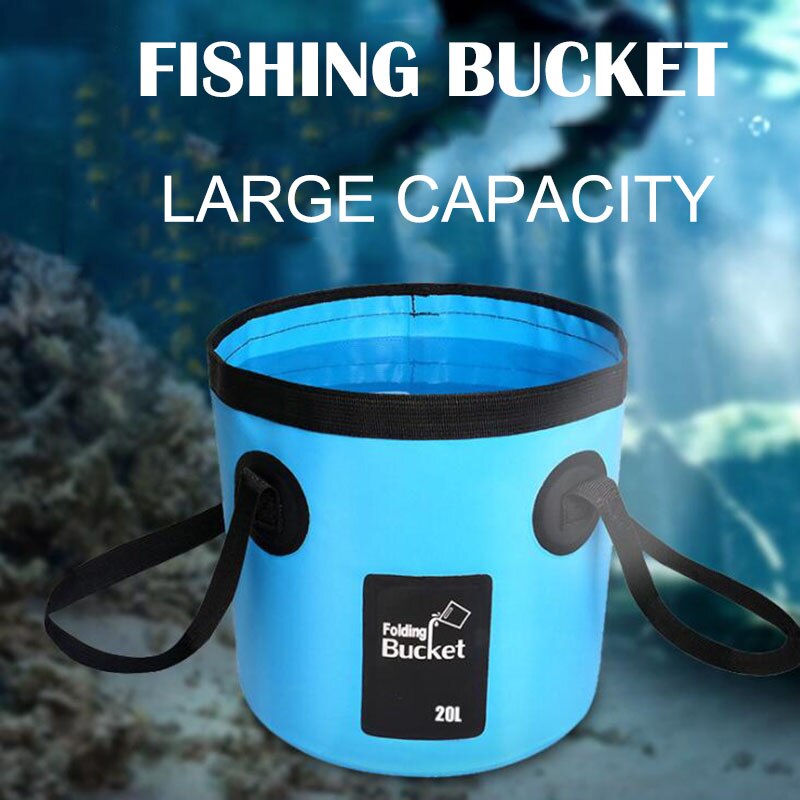 12L 20L 500D PVC Fishing Bucket Folding Waterproof... – Vicedeal