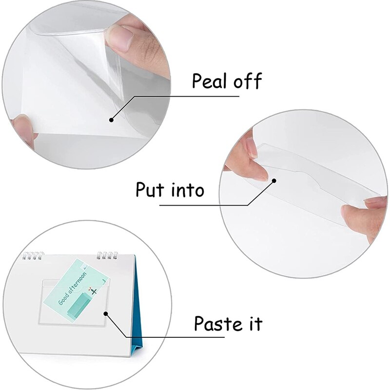 60 Pack 3.5 x 4.7 Inches Self-Adhesive Label Holde... – Grandado