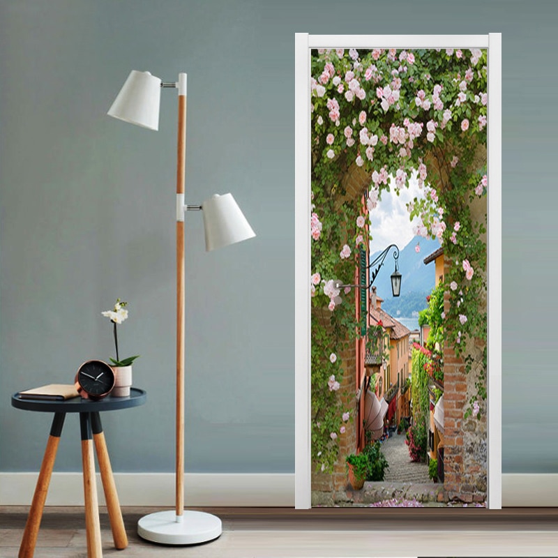 3D Wall Door Sticker Painting Pastoral Landscape W... – Grandado
