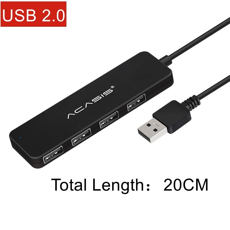 HUB USB 3,0 con 4 puertos USB 2,0, divisor externo... – Grandado