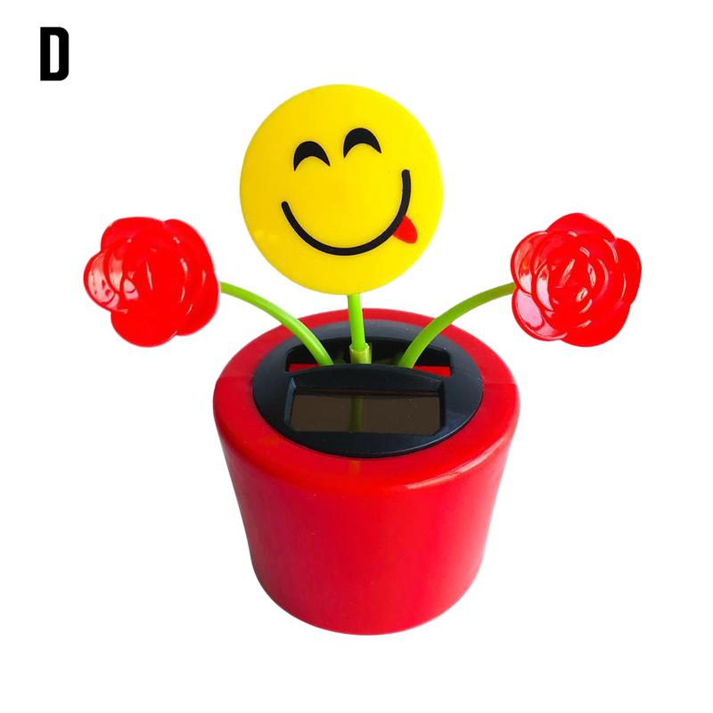 Solar Powered Dancing Flower Toy Office Desk & Car... – Vicedeal