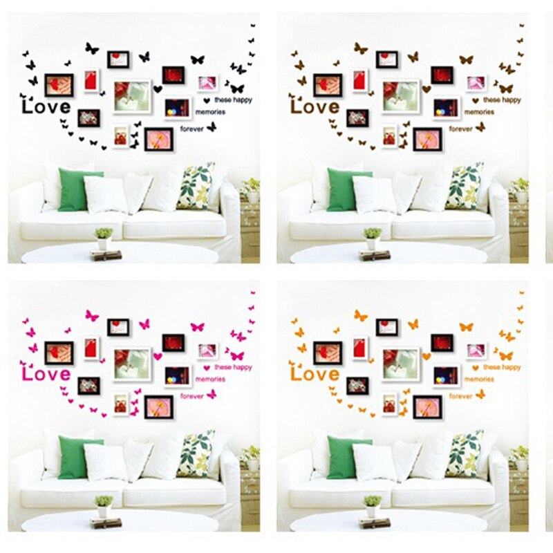 Colorful Butterfly PVC wall stickers home decorati... – Grandado